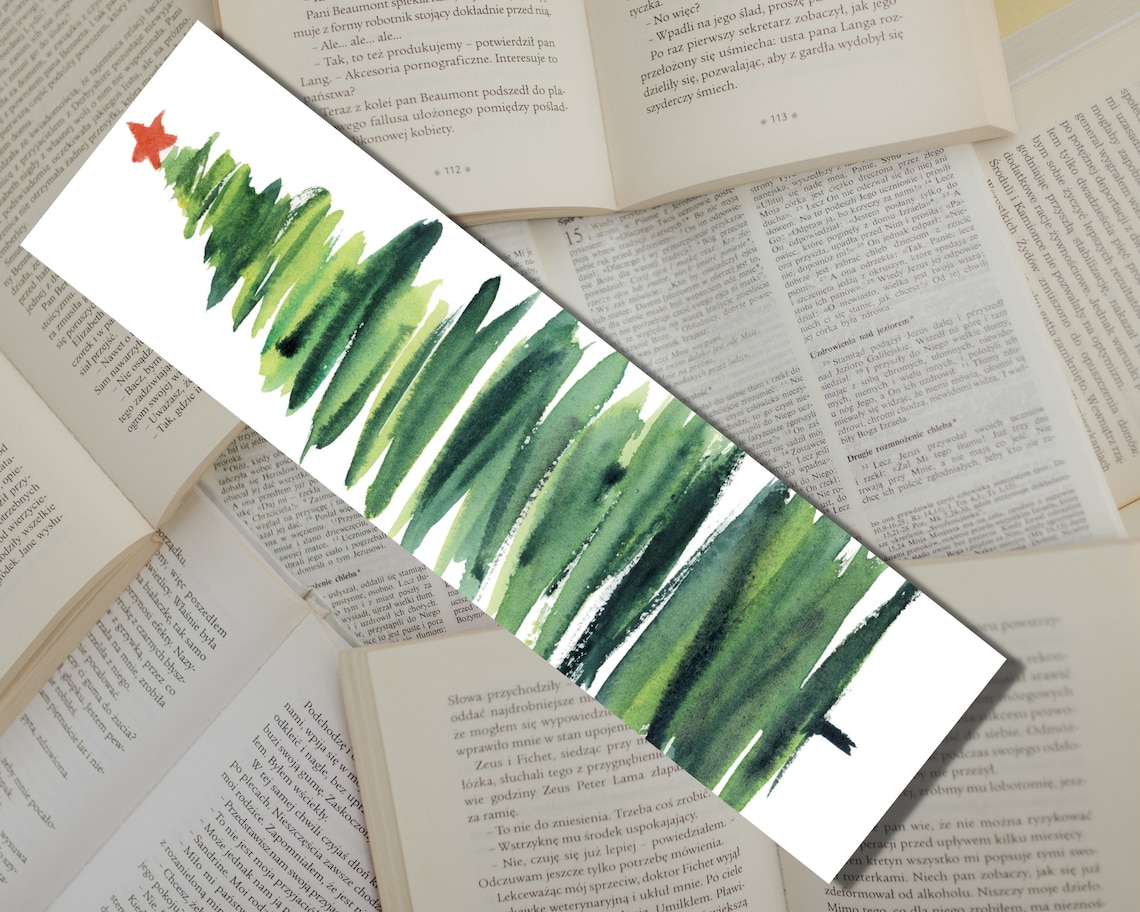Christmas Bookmark, Printable Bookmarks, Christmas Tree, Snowman ...