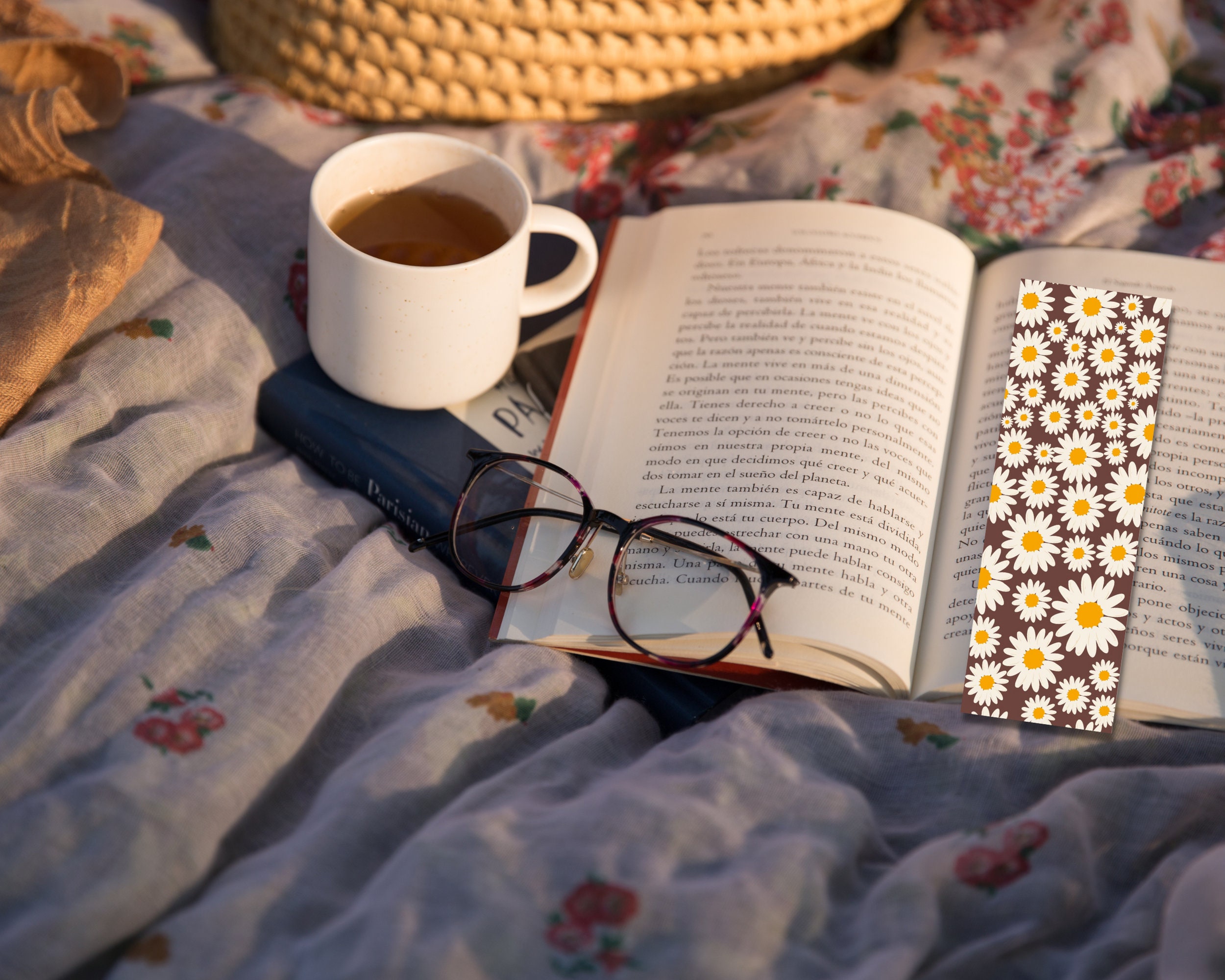 Printable Bookmark, Digital Product, Set of Five, Digital Bookmark ...