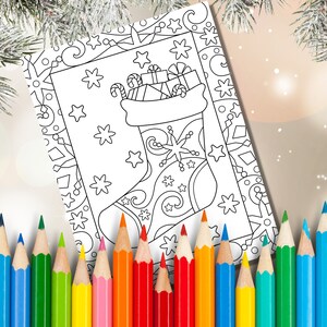 Giant Christmas Coloring Poster: Holiday Activity (36" X 48") (PDF) - Etsy