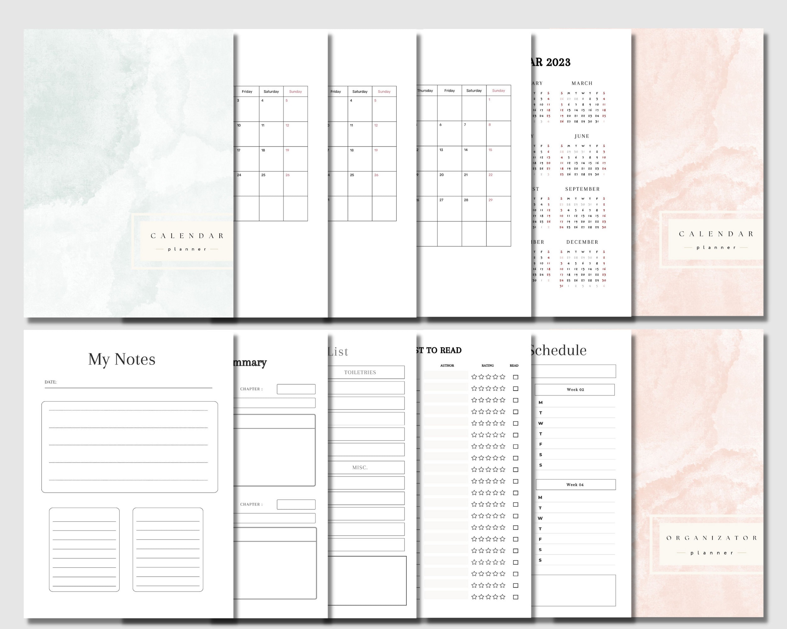 ADHD Planner, 2023 Yearly Planner, Adhd Monthly Planner, ADHD Weekly ...