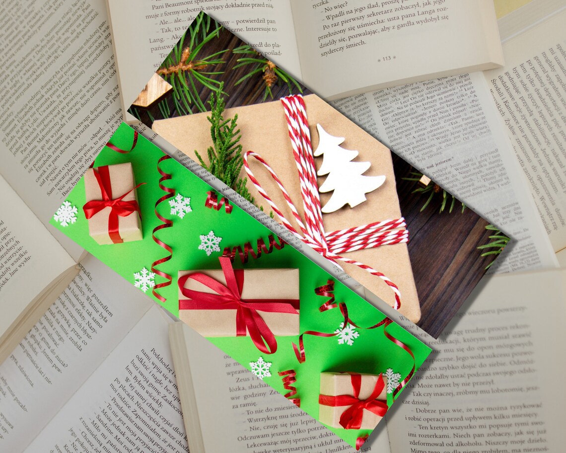 Christmas Bookmarks Printable Bookmarks Digital Bookmarks - Etsy