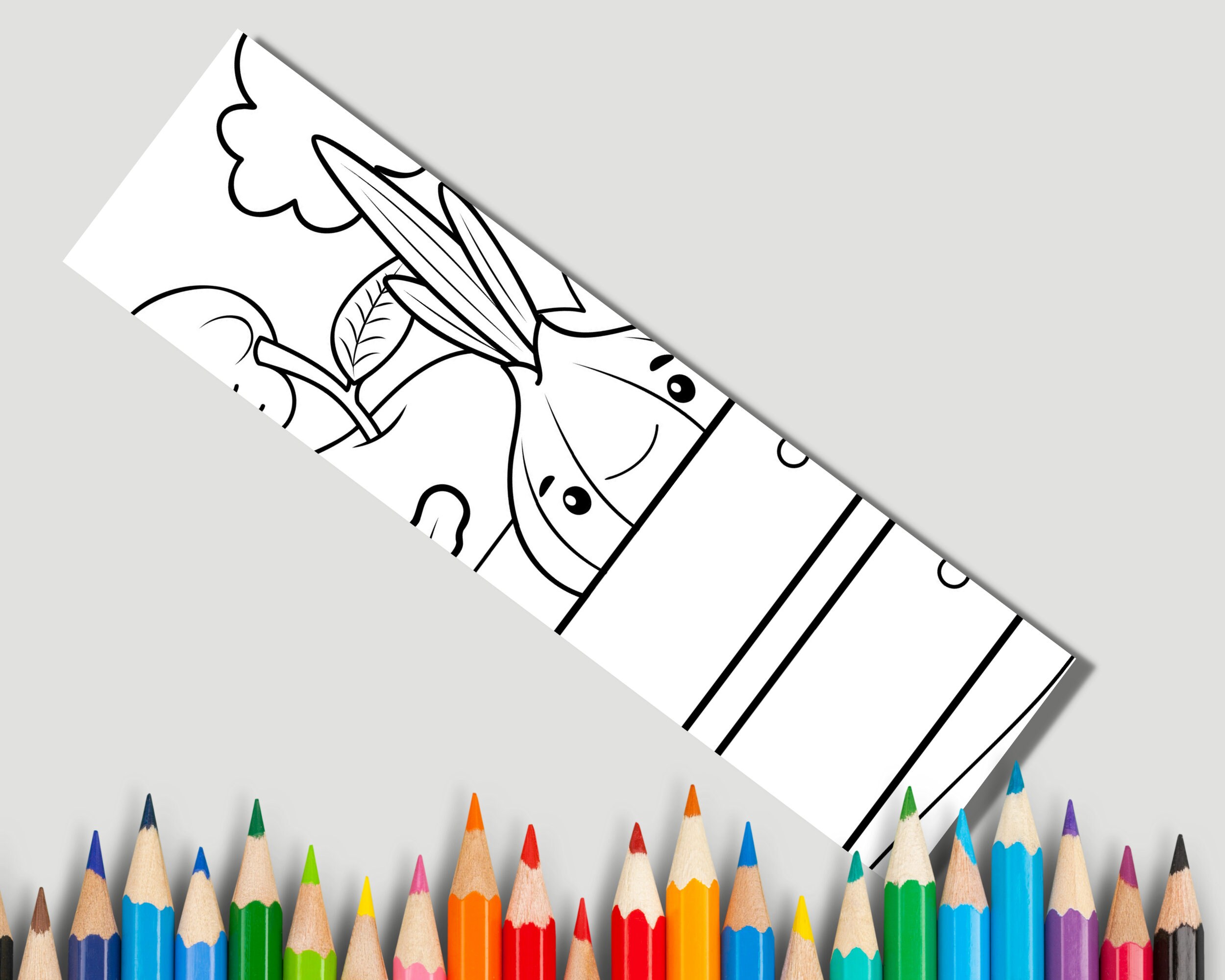 Printable Bookmark Print Vegetables Print Bookish Gift Bookmark ...