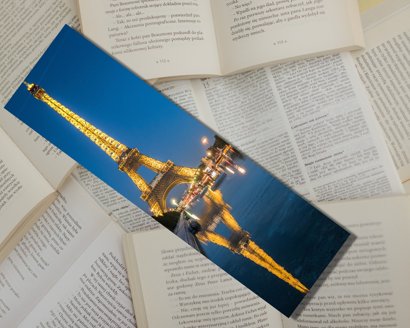 Eiffel Tower Bookmarks: Paris-themed Printable Bookmarks (PDF) - Etsy