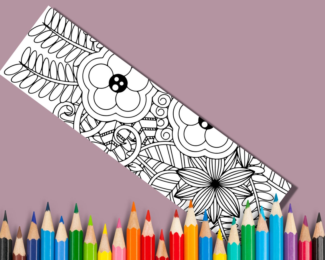 Coloring Bookmarks, Printable Bookmarks, Bookmarks to Color, Coloring ...