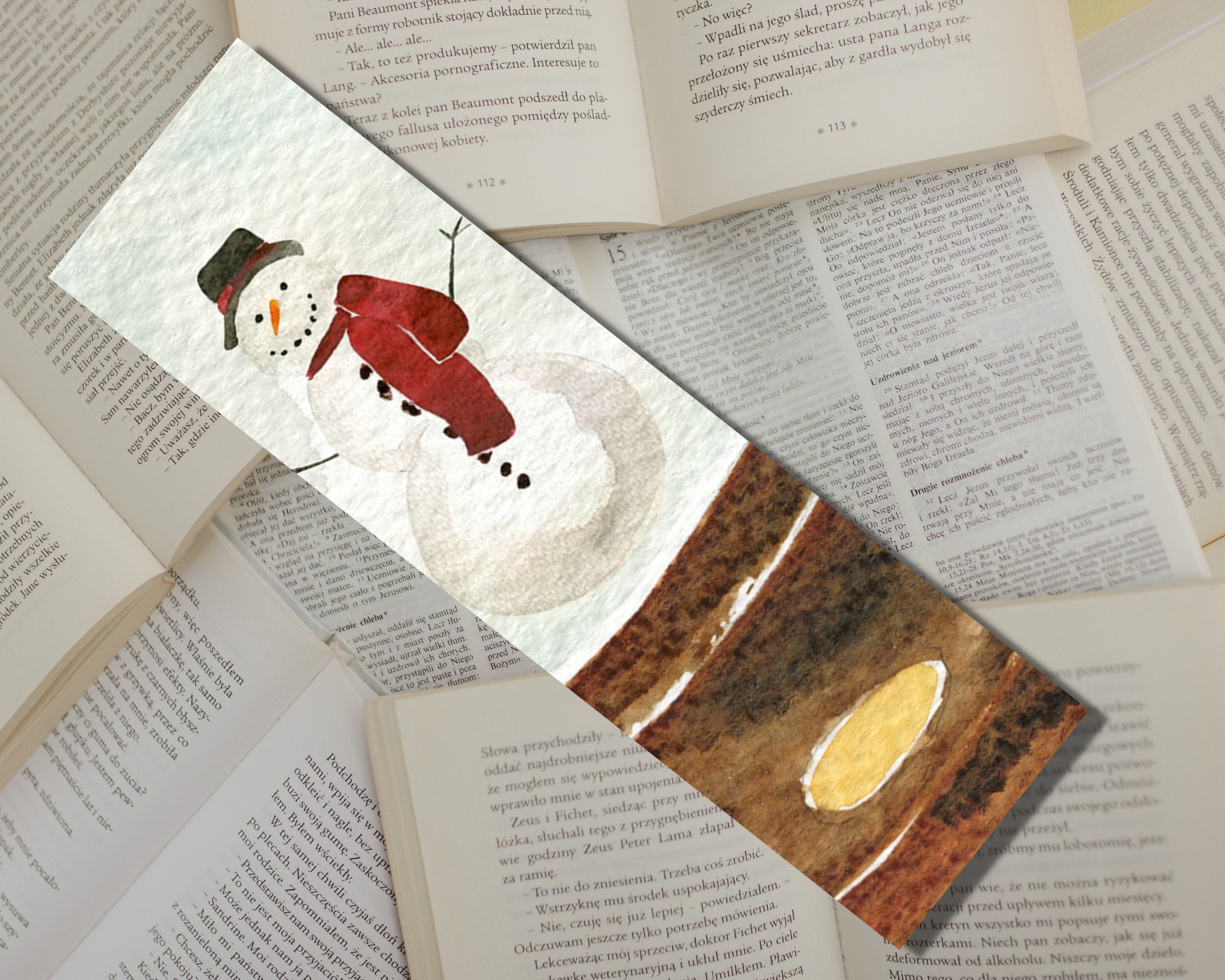 Christmas Bookmark, Printable Bookmarks, Christmas Tree, Snowman ...