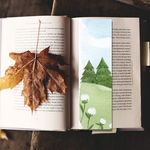 Printable Bookmark, Nature Bookmark, Book Art Print, Bookish Print ...