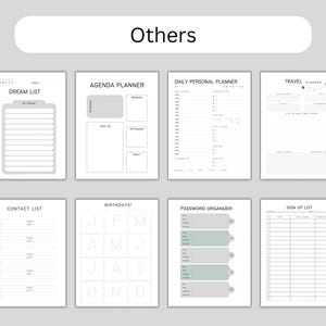 2025 Digital Planner | Planner Printable | Minimalist Yearly Planner ...