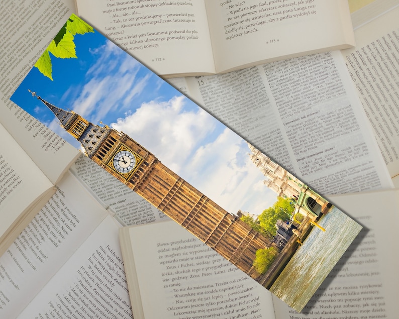Printable Bookmarks, England Print Bookmark, London Print, Digital ...