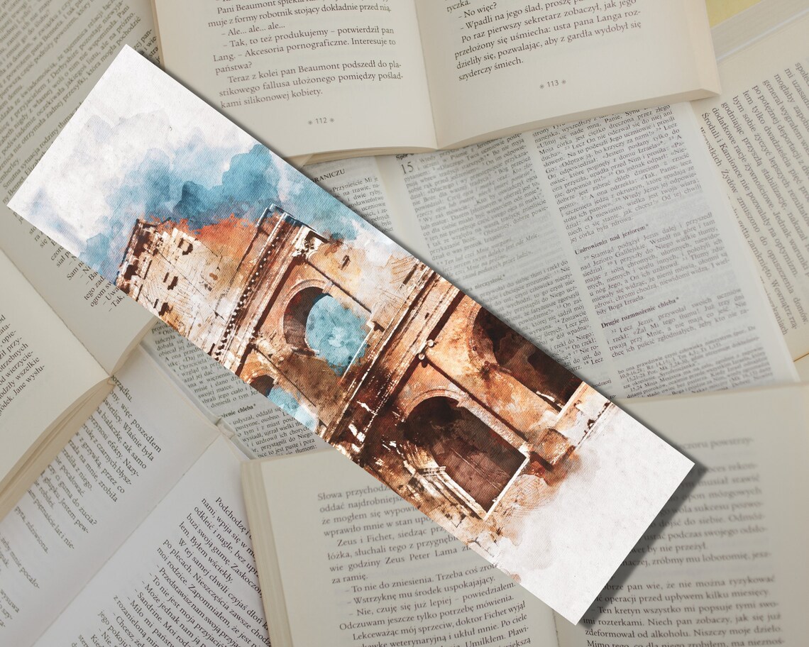 Printable Bookmarks Digital Bookmarks Roman Colosseum Italy - Etsy