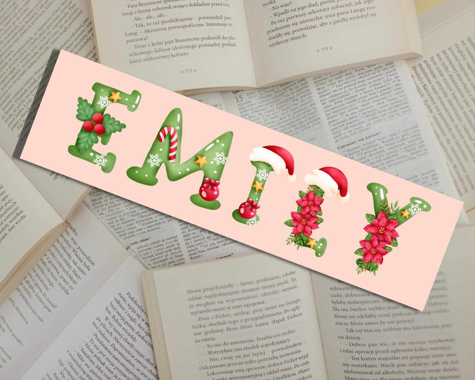 Printable Custom Bookmarks, Christmas Bookmarks, Bookmark for Kids ...