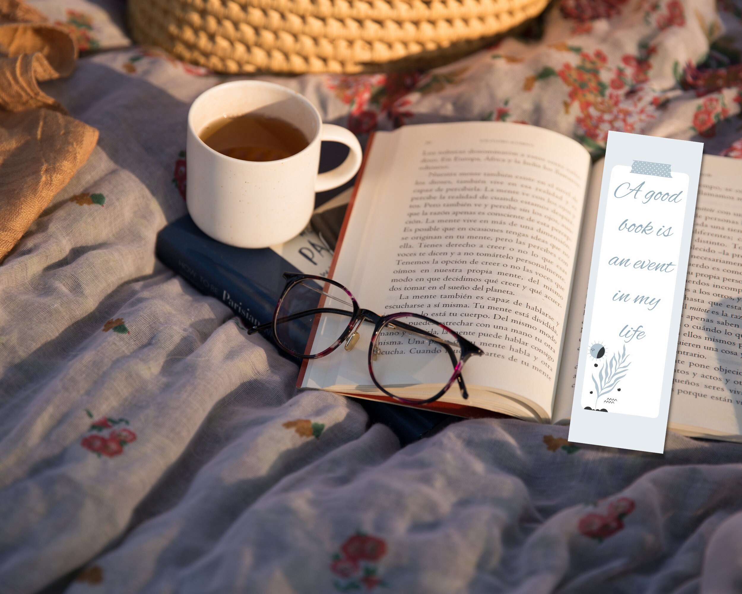 Printable Bookmarks, Set of 4 Printable Bookmarks, Digital Bookmarks ...