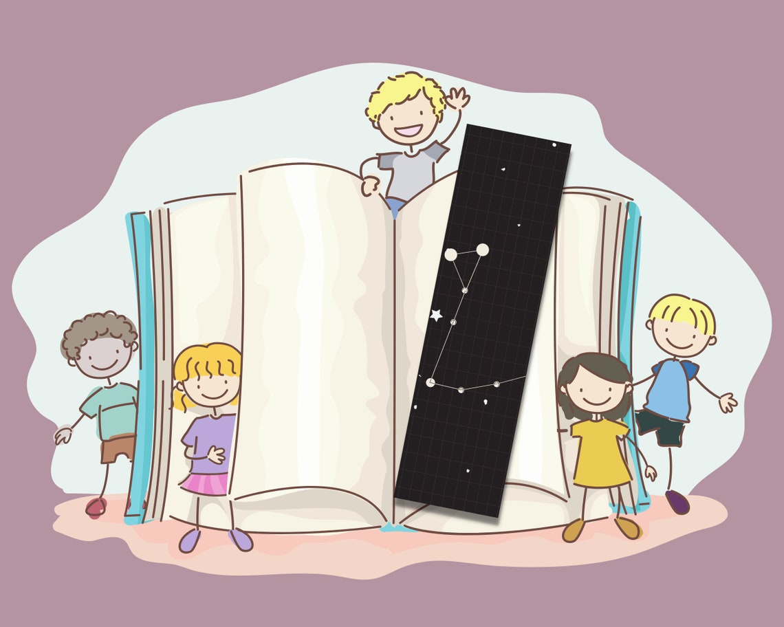 Solar System Bookmarks for Kids: Space Galaxy Theme (digital Download ...