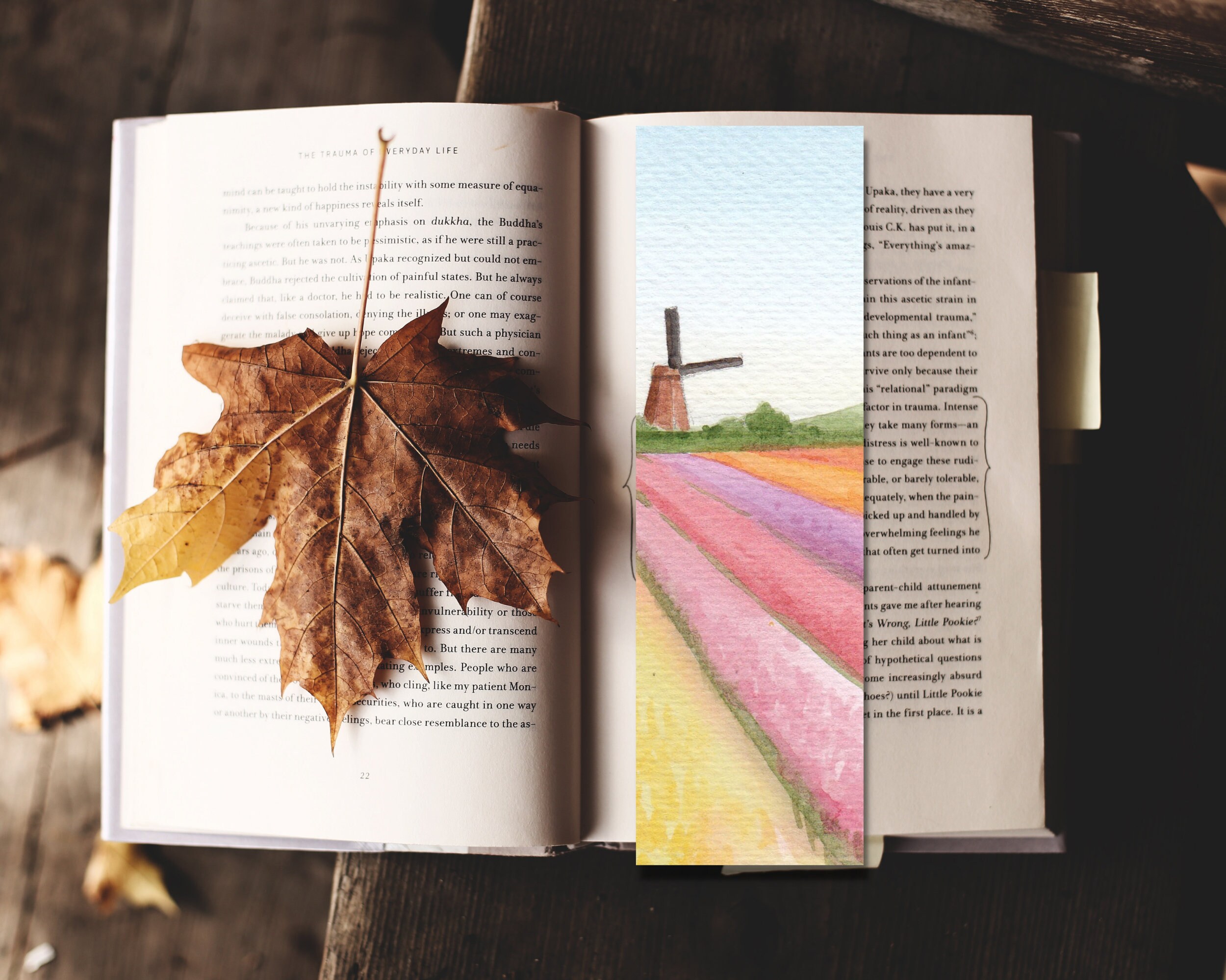 Printable Bookmark Nature Bookmark Book Art Print Bookish - Etsy