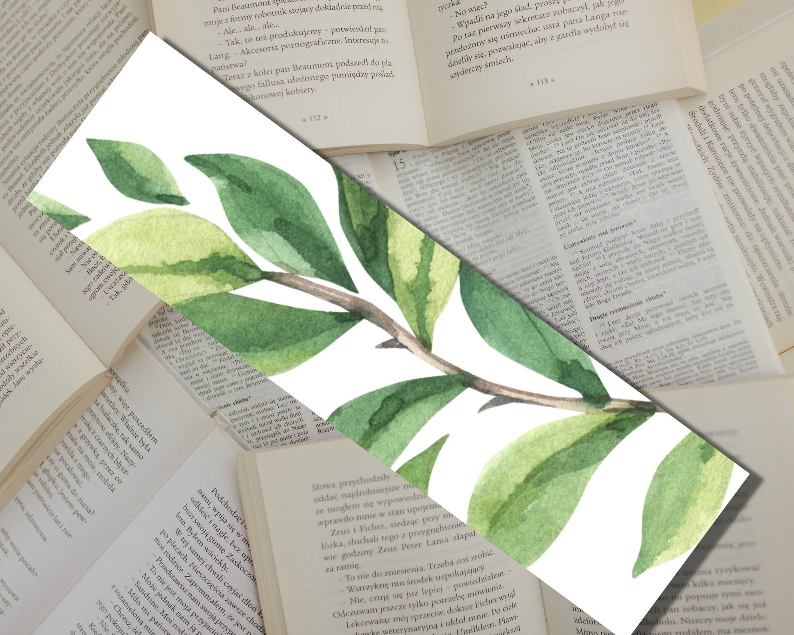 Eucalyptus Watercolor Bookmarks: Botanical Print Set of 8 (digital ...