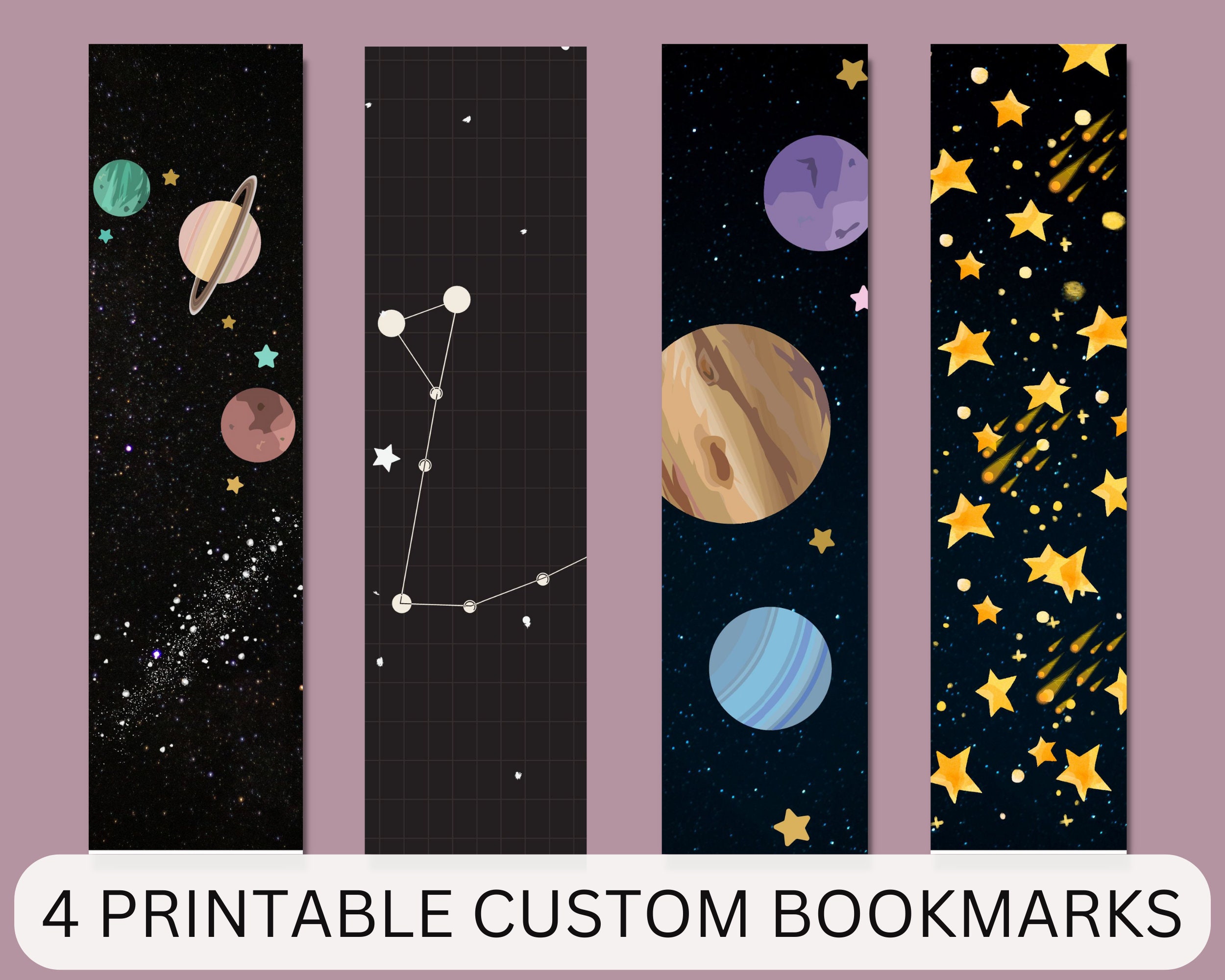Solar System Printable Bookmark