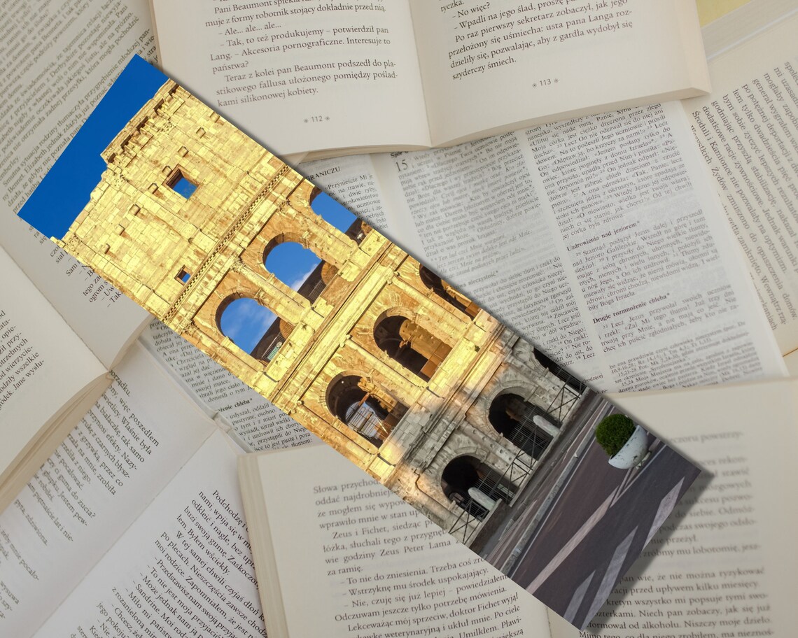 Printable Bookmarks, Digital Bookmarks, Roman Colosseum, Italy Print ...