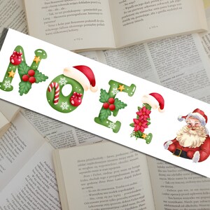 Printable Custom Bookmarks, Christmas Bookmarks, Bookmark for Kids ...