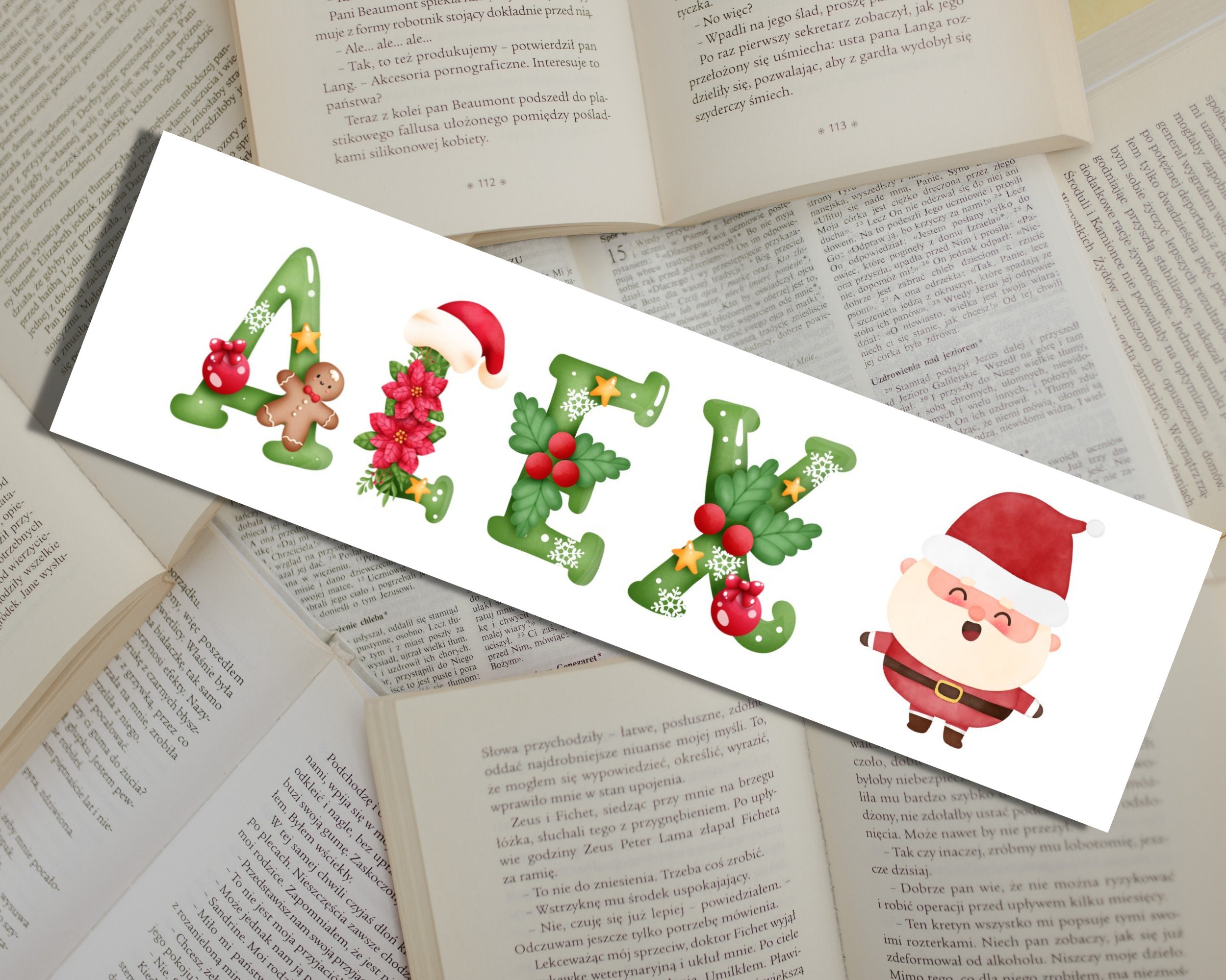Printable Custom Bookmarks Christmas Bookmarks Bookmark for - Etsy