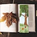 Printable Bookmark Nature Bookmark Book Art Print Bookish - Etsy