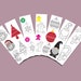 7 Printable Coloring Bookmarks for Christmas to Color - Etsy