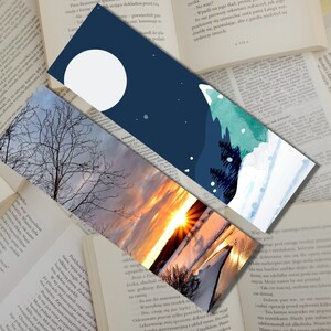 Printable Bookmarks, Digital Bookmarks, Winter Bookmarks, Reading ...