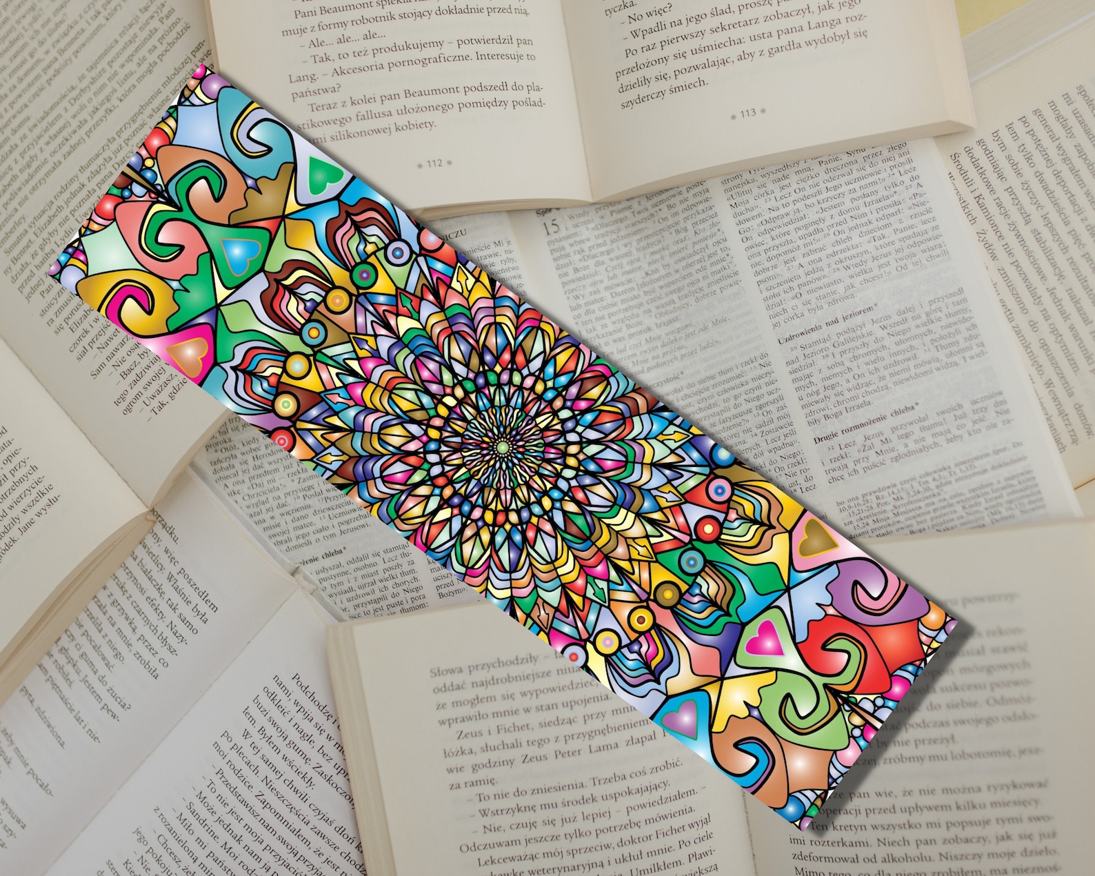 Printable Bookmarks, Set of 8, Mandala Bookmarks, Digital Bookmark ...