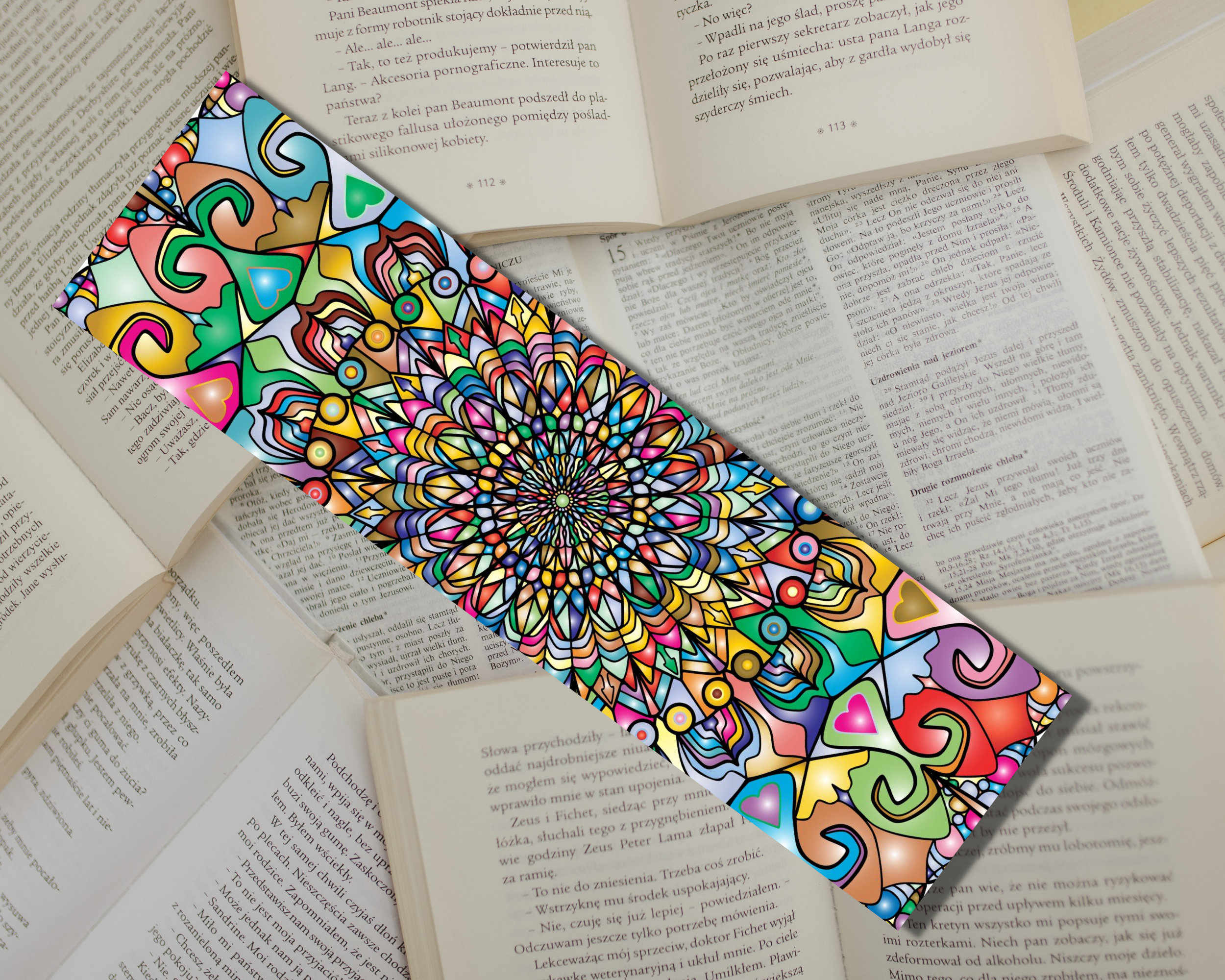 Printable Bookmarks, Set of 8, Mandala Bookmarks, Digital Bookmark ...