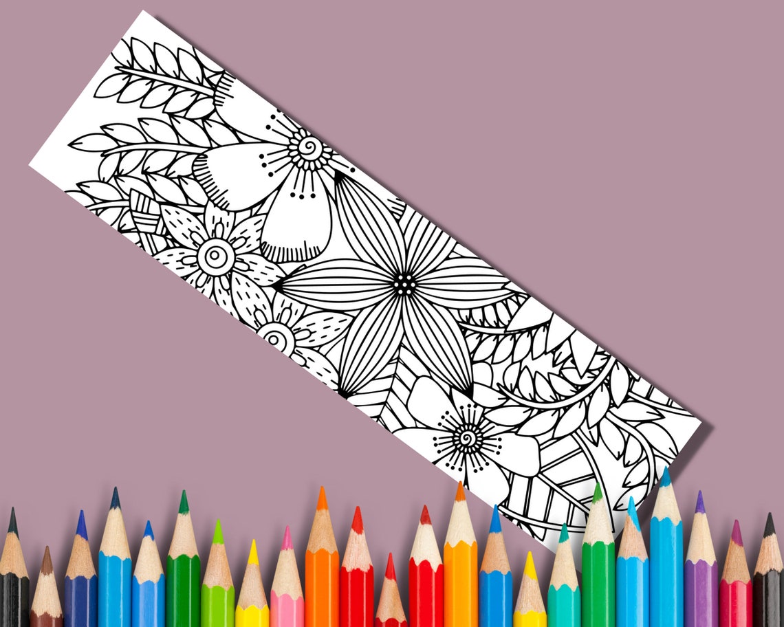 Coloring Bookmarks, Printable Bookmarks, Bookmarks to Color, Coloring ...
