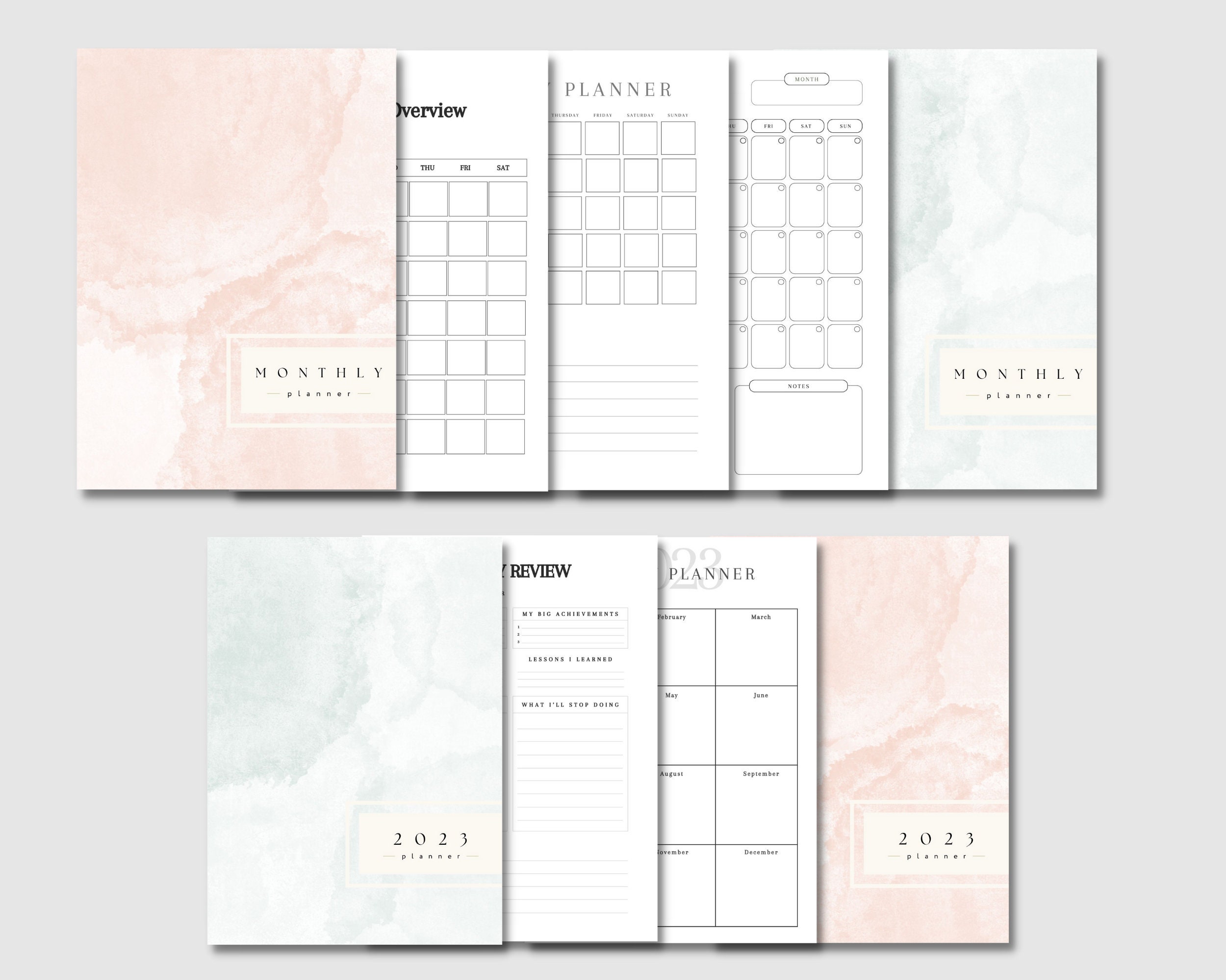 ADHD Planner, 2023 Yearly Planner, Adhd Monthly Planner, ADHD Weekly ...