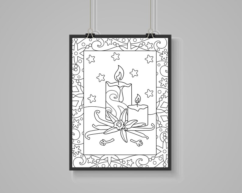 Giant Christmas Coloring Poster: Holiday Activity (36" X 48") (PDF) - Etsy