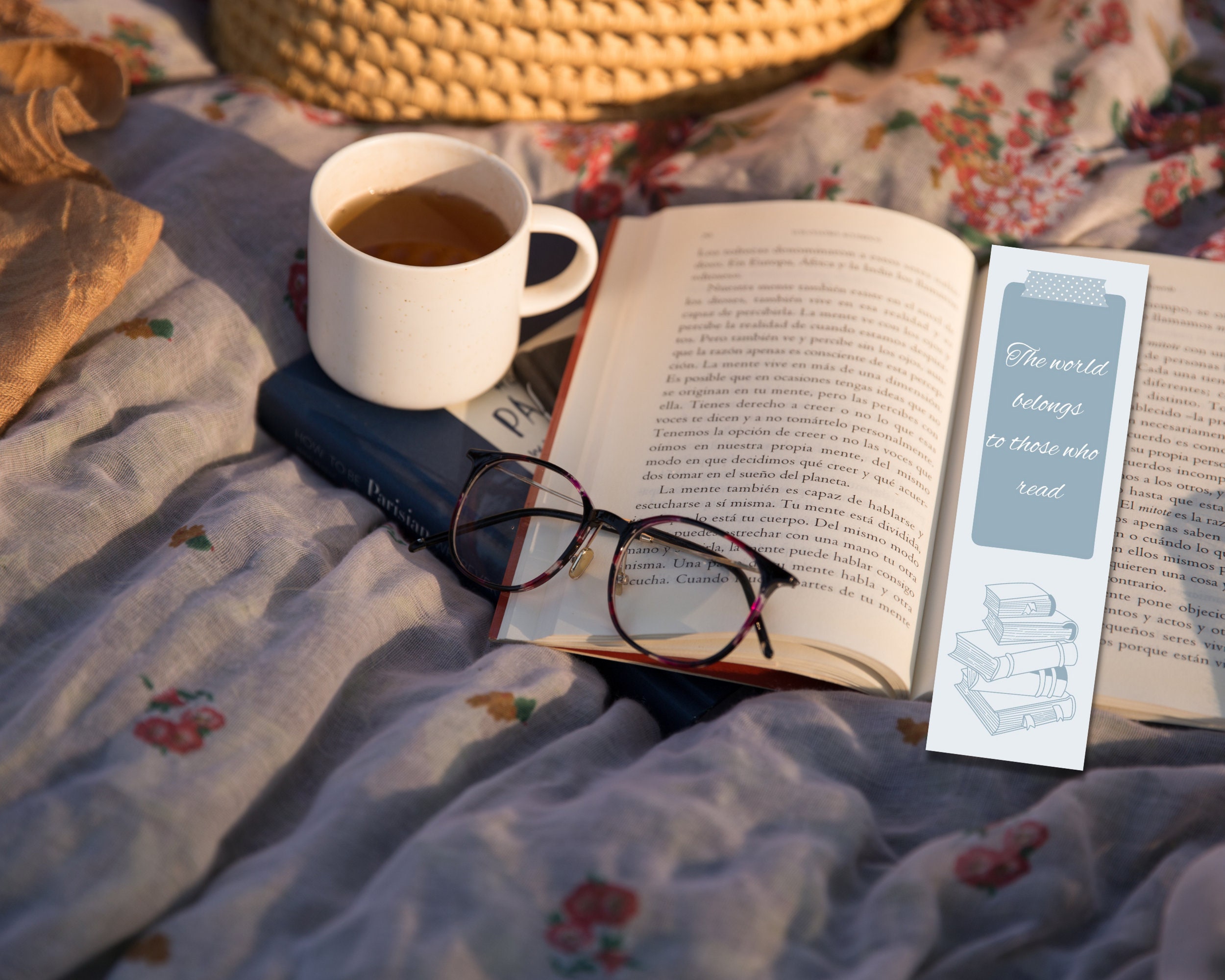 Printable Bookmarks Set of 4 Printable Bookmarks Digital - Etsy