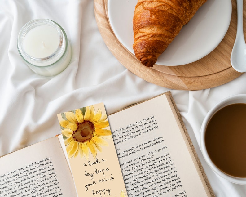 Printable Bookmarks Set, Book Art Print, Bookish Print, Bookmark Set of ...