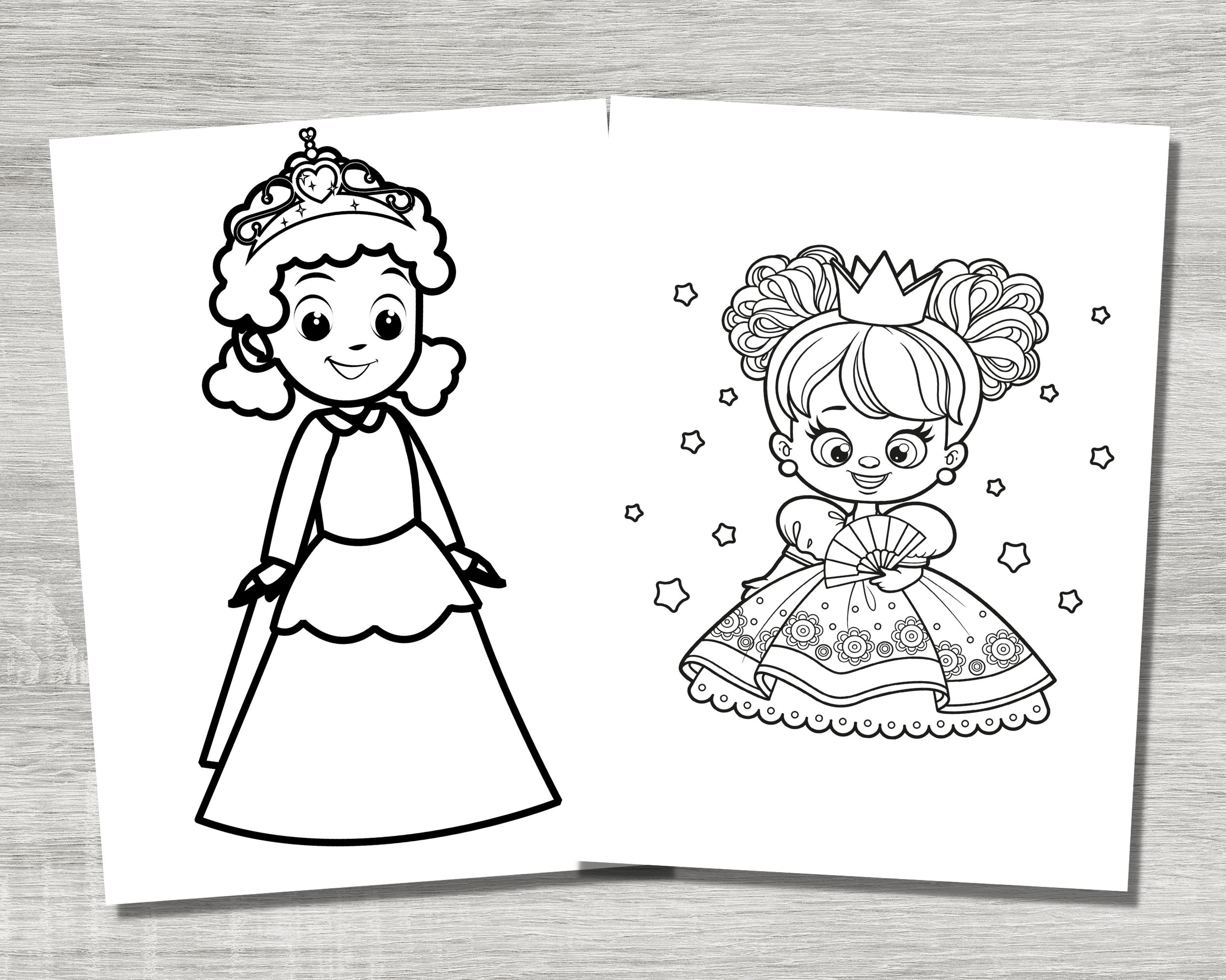 Princess Coloring Pages, 40 Cute Princess Coloring Pages, Printable ...