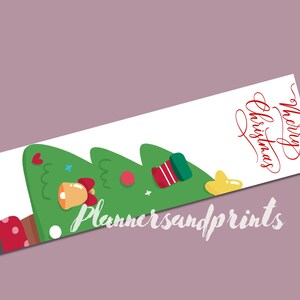 Merry Christmas Bookmarks, Printable Bookmarks Set of 7, Instant ...