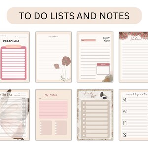 2025 Year Planner 100 Printable Pages Monthly, Weekly, Daily Planners ...