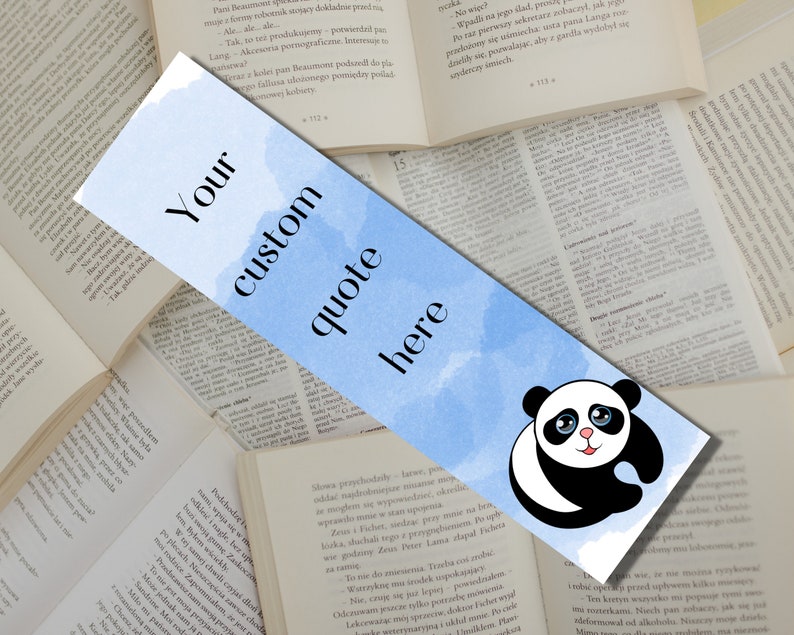 Printable Custom Bookmarks, Bookmarks for Kids, Animal Bookmarks ...