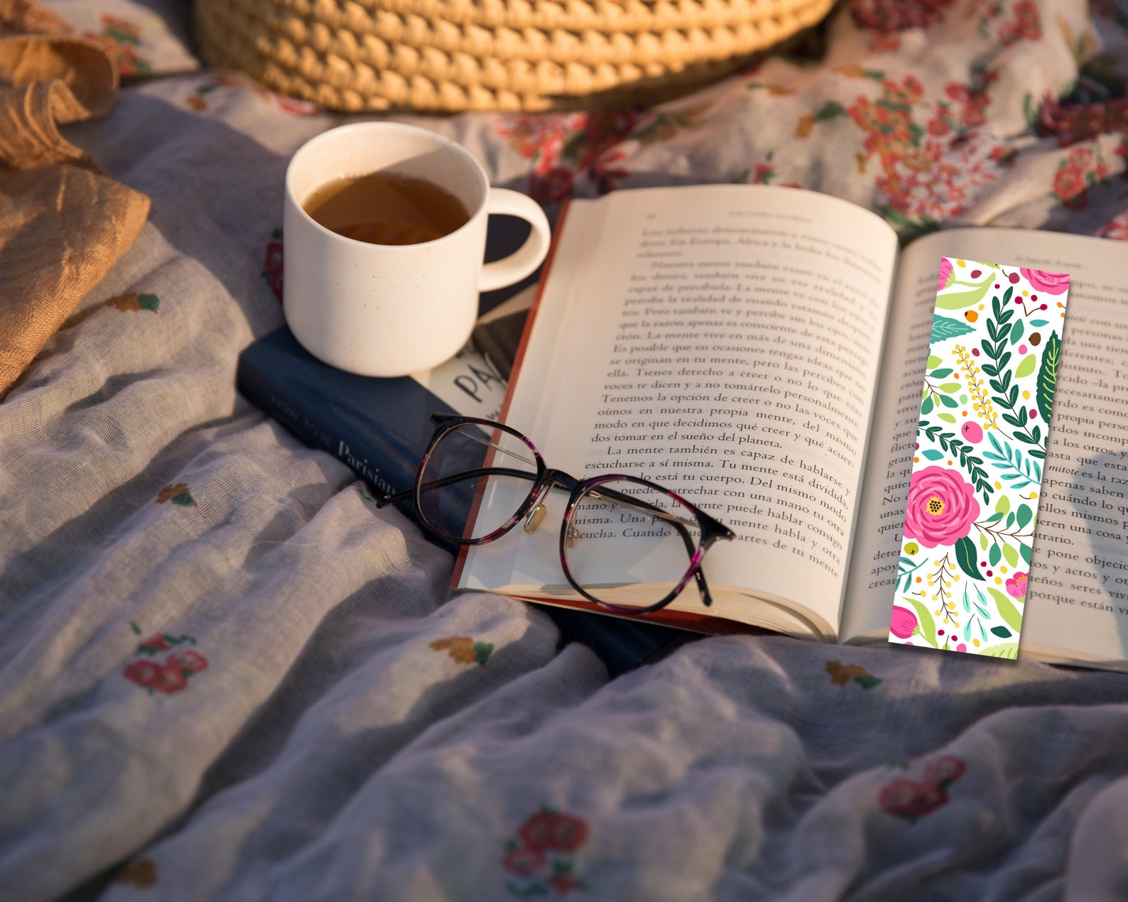 Printable Bookmark, Digital Product, Set of Five, Digital Bookmark ...