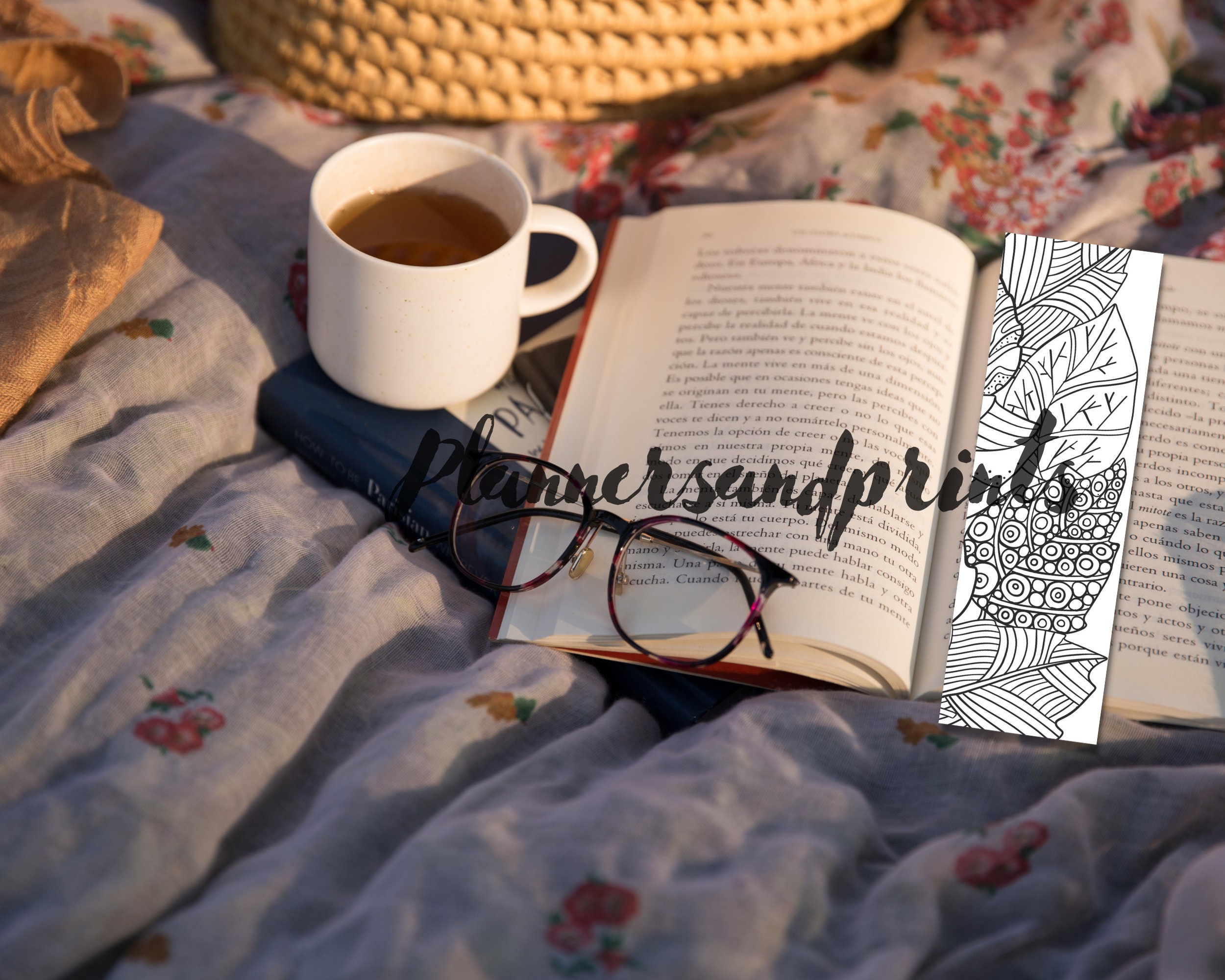 Printable Coloring Fall Bookmarks, Set of 4, Leaf Coloring Bookmarks ...