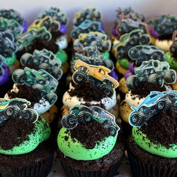 Truck Cupcake Topper - Etsy