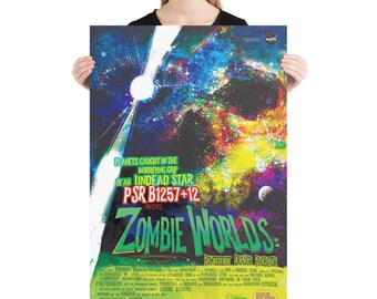 NASA Galaxy of Horrors Posters Rains of Terror Printable Wall Art ...