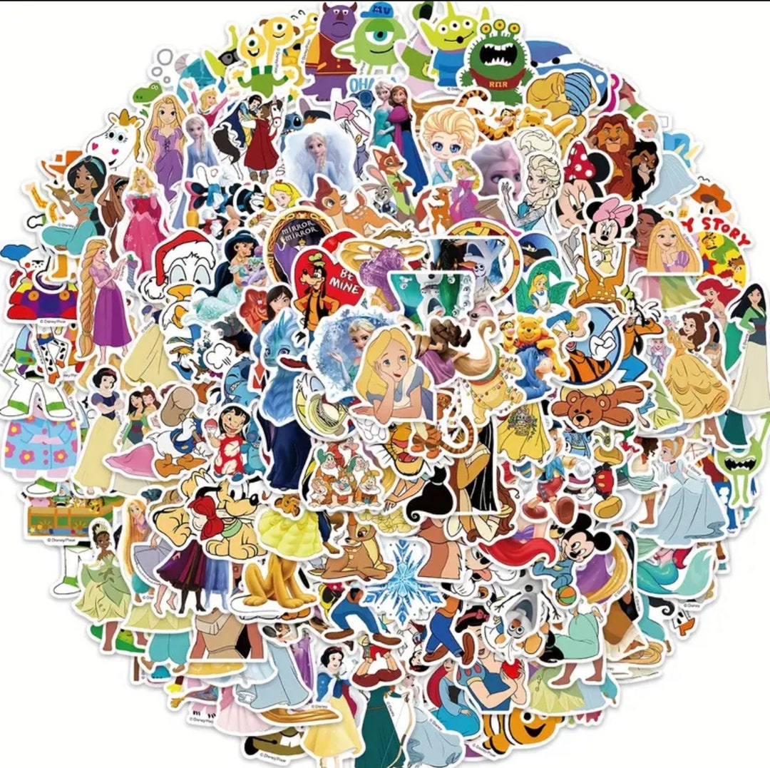 Disney Vinyl Stickers Variety Pack/tumbler Stickers/ Disney Tumbler ...