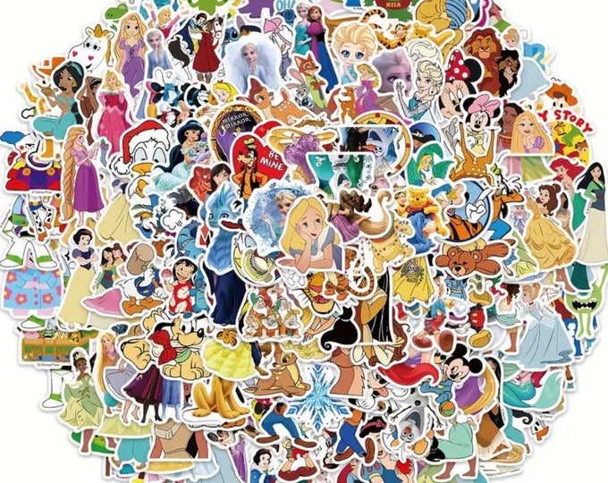 Disney Vinyl Stickers Variety Pack/tumbler Stickers/ Disney Tumbler ...