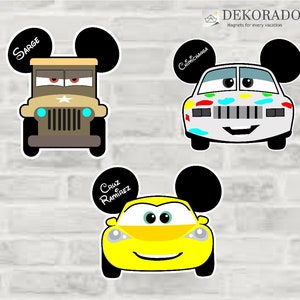 Cars Inspired Disney Cruise Suite Door Magnets/ Cars Door Magnet/disney ...