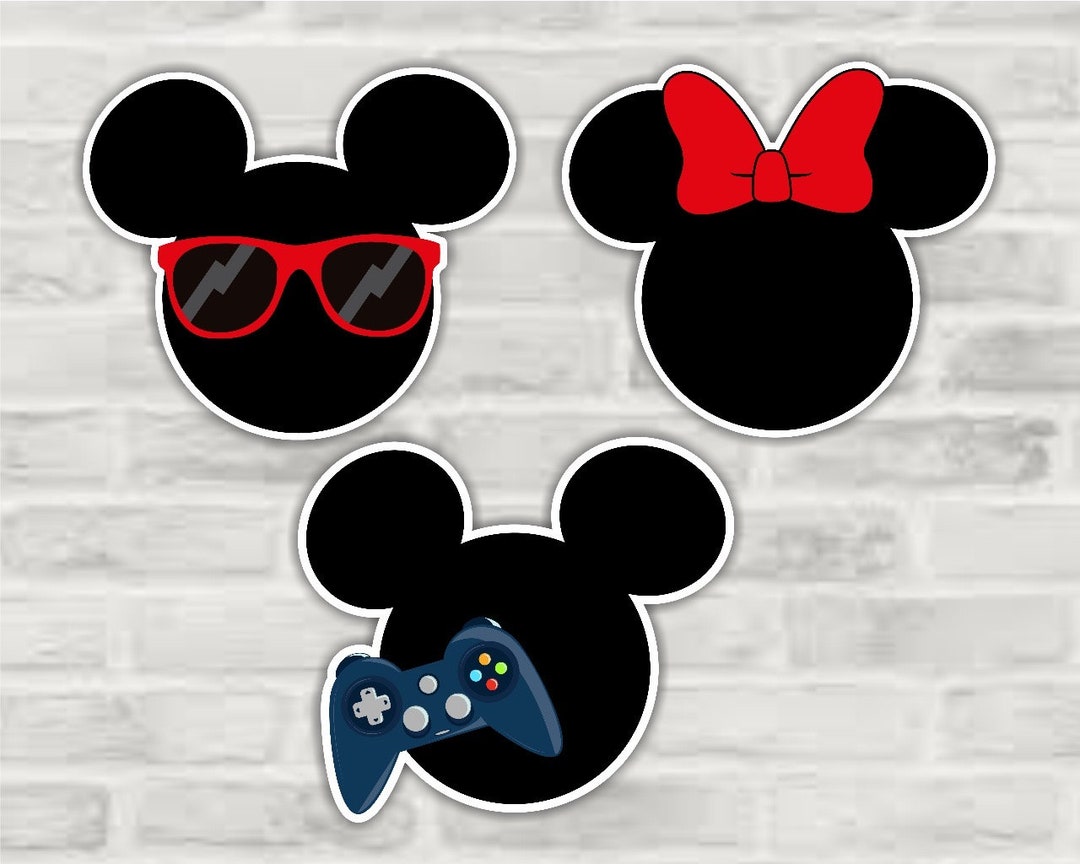 Mickey Cool, Classic Minnie Gamer Mickey Magnet/disney Inspired Disney ...