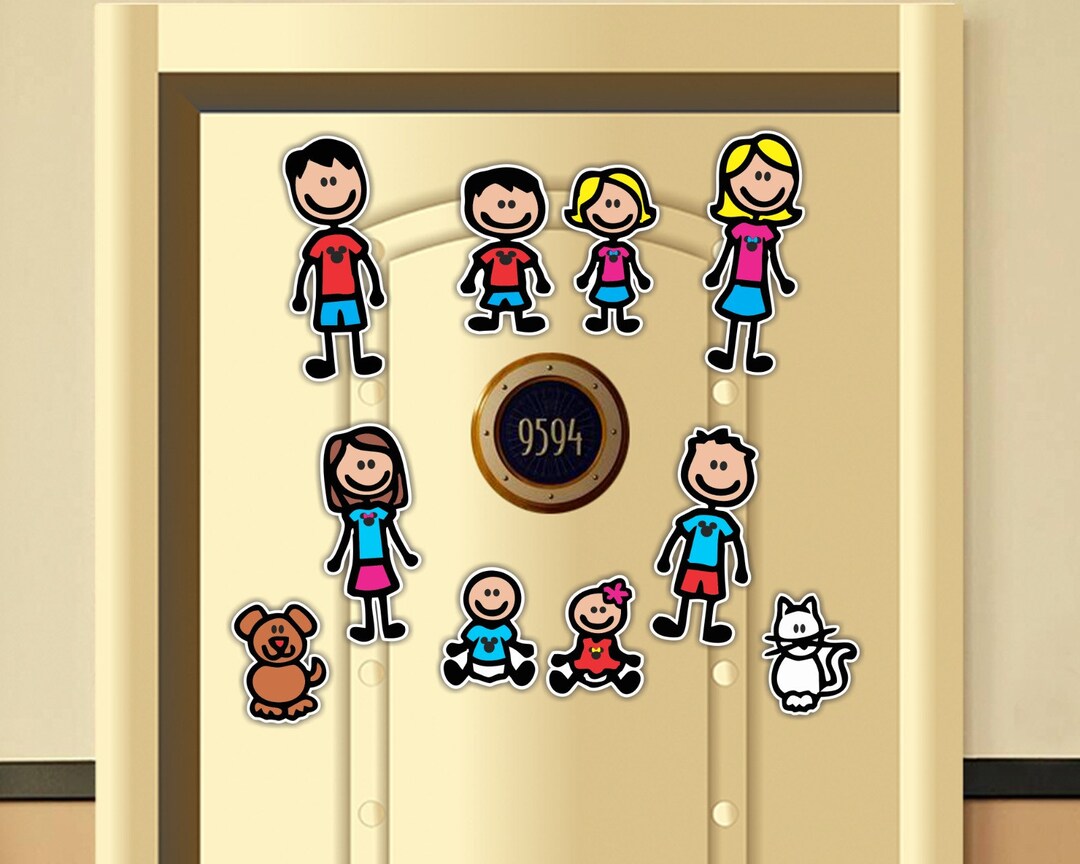 Disney Stick Family Disney Inspired Disney Cruise Suite Door Magnet ...