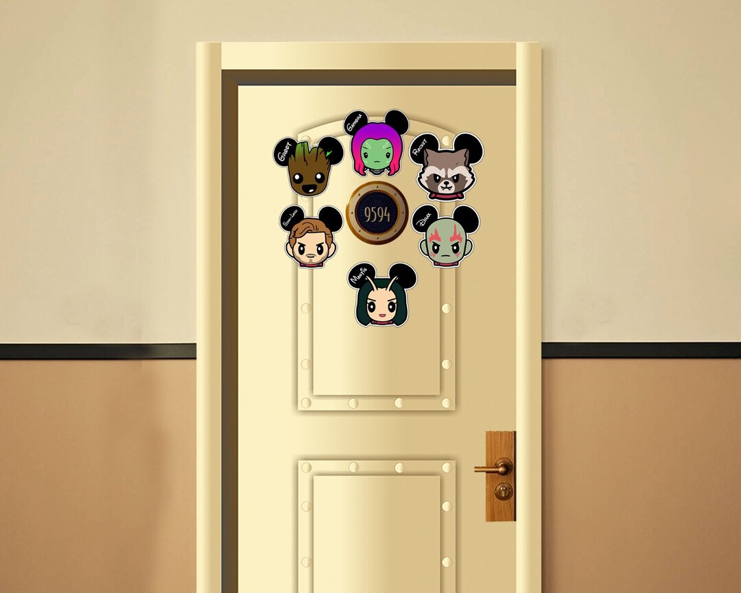 Groot Guardians of the Galaxy Disney Cruise Suite Door Magnets/groot ...