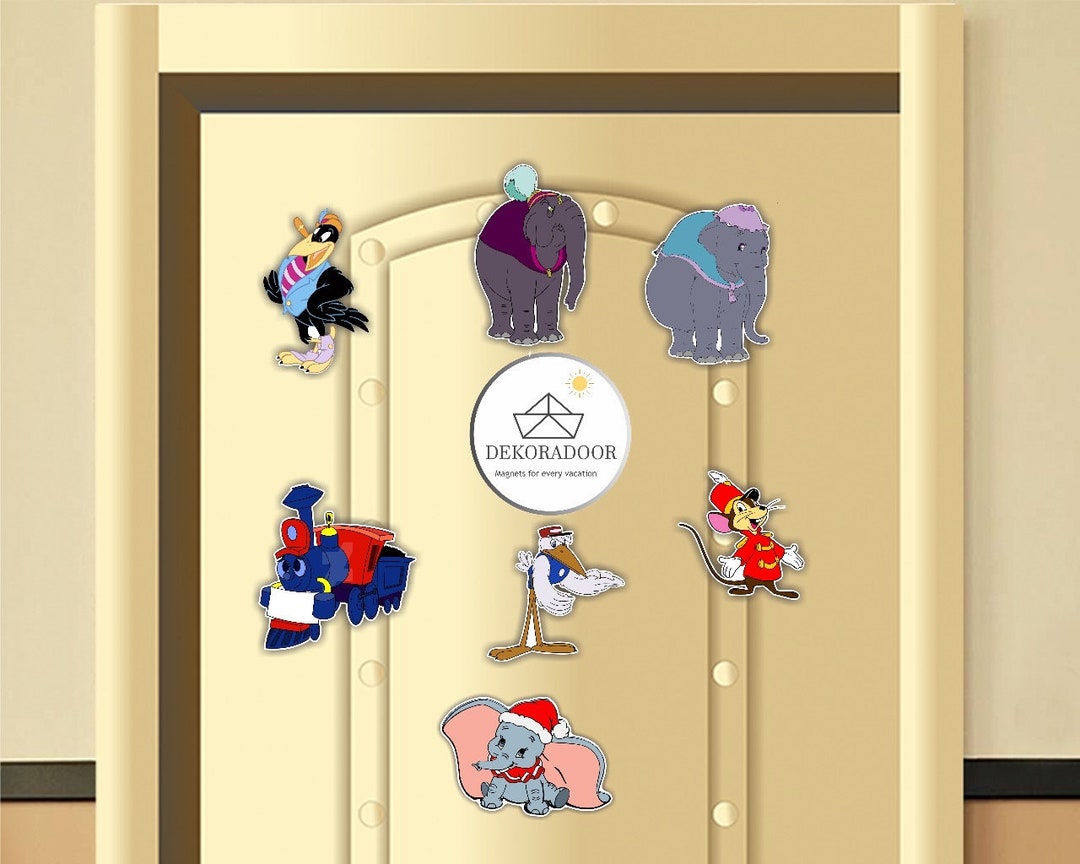 Dumbo Disney Inspired Disney Cruise Suite Door Magnets/disney Cruise ...
