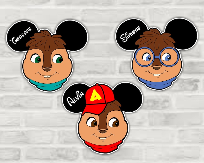 Alvin and the Chipmunks Disney Cruise Inspired Suite Door Magnets ...
