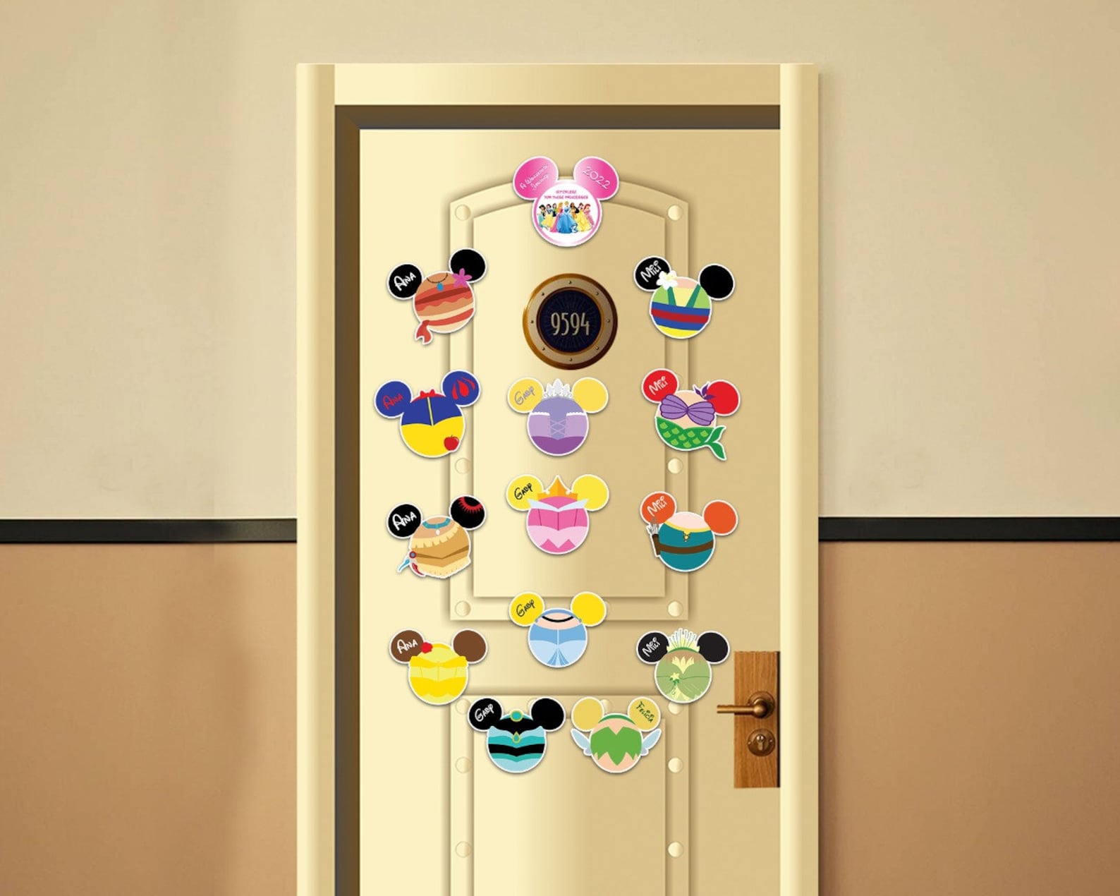Princess Disney Inspired Princess Disney Cruise Suite Door - Etsy