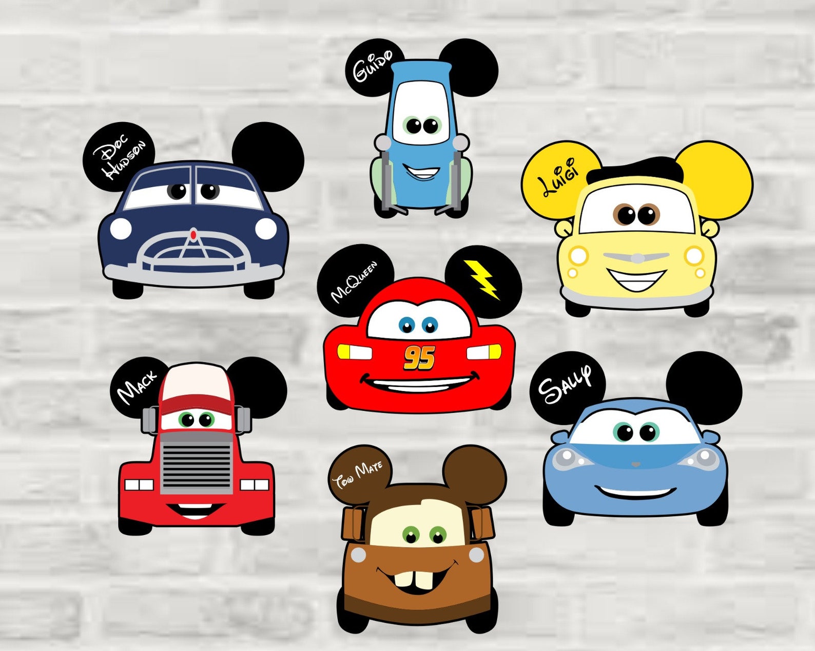 Cars Inspired Disney Cruise Suite Door Magnets/ Cars Door Magnet/disney ...